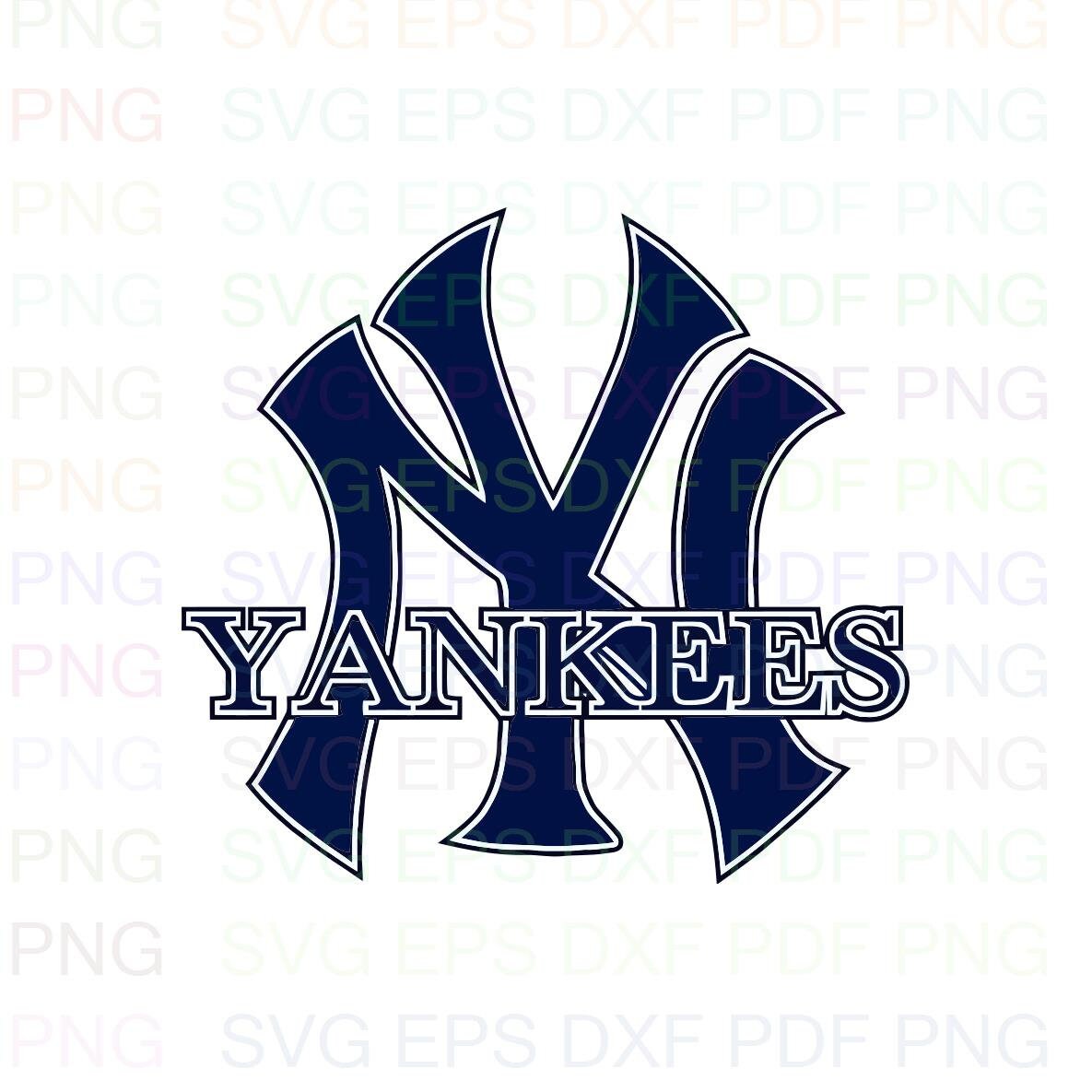 Newyork Yankees Mlb 11 Svg Dxf Eps Pdf Png Cricut Archivo de | Etsy