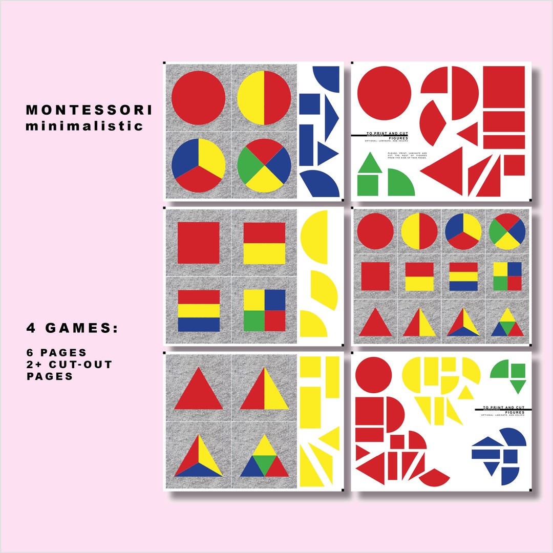 Geometric Shape Puzzle Printable Download Puzzle for Baby & Toddler ...