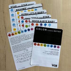 Nursery Rhymes Cards for Newborns. Lullabies Set. Fist Music for Baby ...