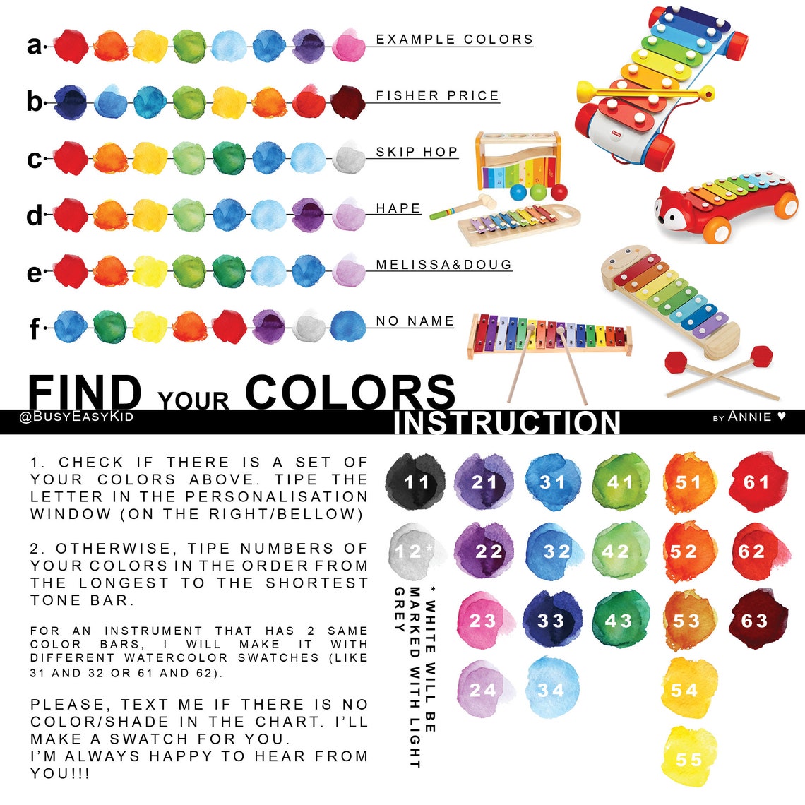 Toddler Set Color-coded Sheet Music for Toddlers and - Etsy Canada