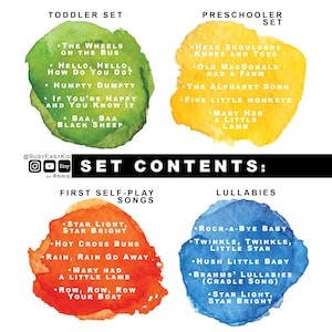 Toddler Set Color-coded Sheet Music for Toddlers and Beginners ...