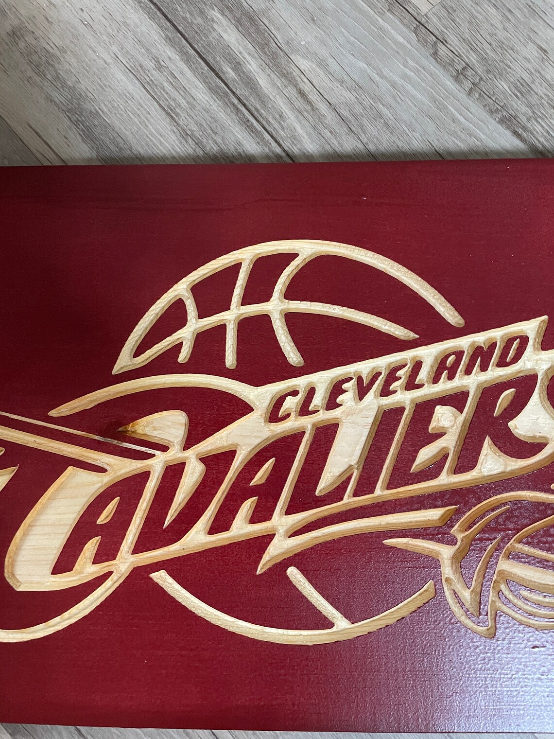 Cleveland Cavaliers Carved Wooden Sign NBA Decor Sports - Etsy