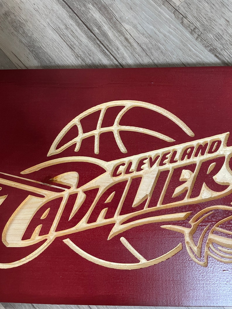 Cleveland Cavaliers Carved Wooden Sign NBA Decor Sports | Etsy
