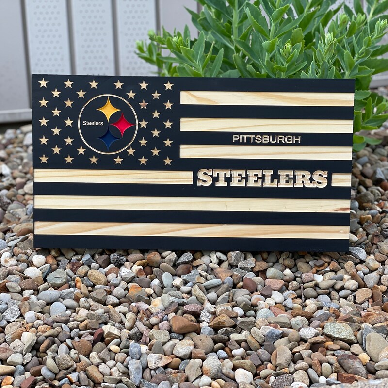 Steelers Wood Sign - Etsy