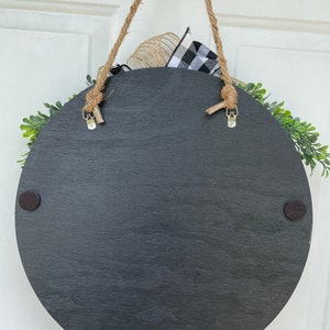 Address Round Wooden Door Hanger, Sizes, House Number Street Name ...