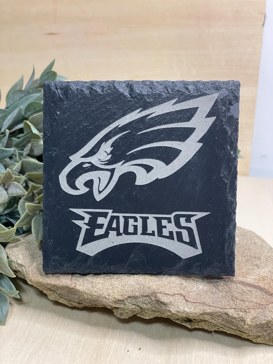 Philadelphia Eagles Slate Coasters, Laser Engraved, NFL Fan Gift - Etsy