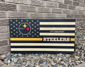 Pittsburgh Steelers Wooden Sign - Etsy