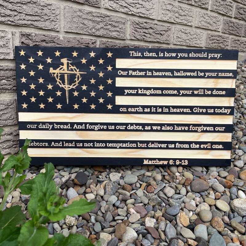Lords Prayer Sign - Etsy