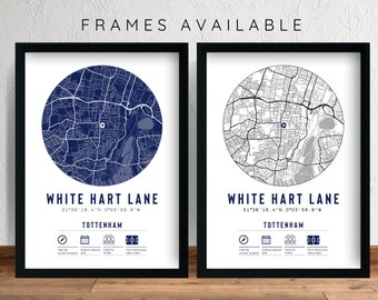 Lovely Rustic Wooden Storage Box With WHITE HART LANE 1899-2017 Makes a ...