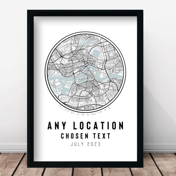 Framed Os Map - Etsy UK