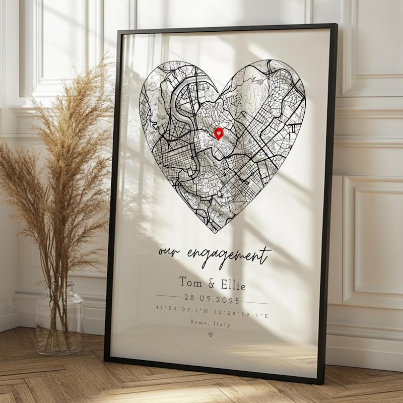 Heart Map Templates - Etsy UK