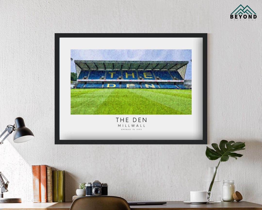 Millwall the Den Stadium Art Print | Poster Impressionist Painting ...