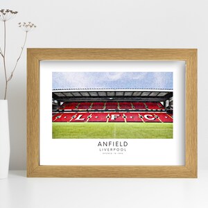 Liverpool FC Anfield Stadium Art Print Gift Decor Impressionist Frame ...