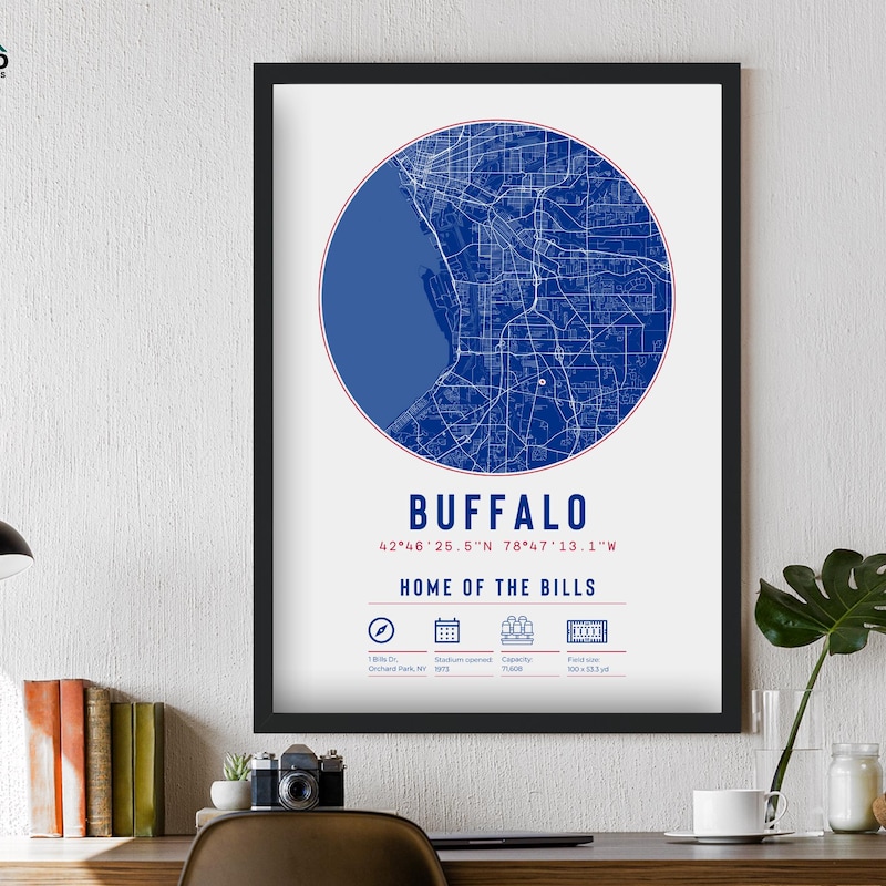 Bills Football Poster - Etsy UK