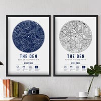 The Den - Millwall Football Stadium Art Print - Etsy UK