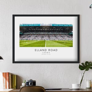 Leeds Elland Road Stadium Art Print | Poster Impressionist Painting ...