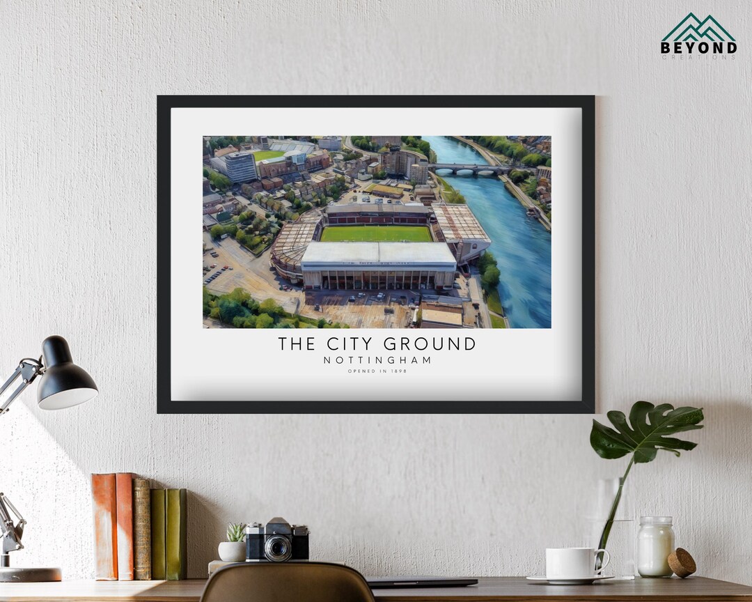 Nottingham Forest the City Ground Stadium Art Print | Poster ...