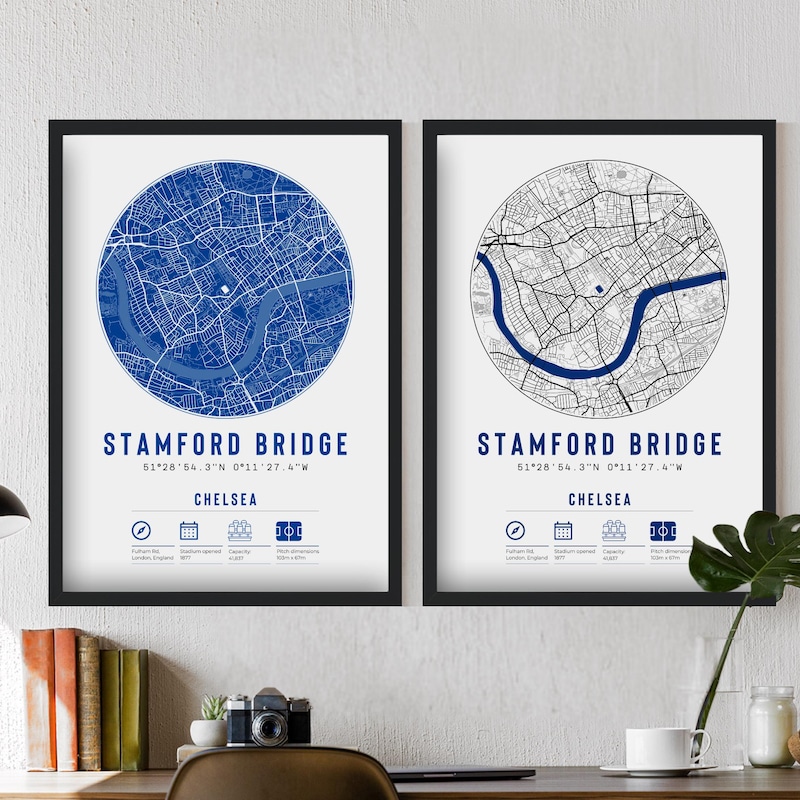 Santa is a Chelsea Fan - Etsy