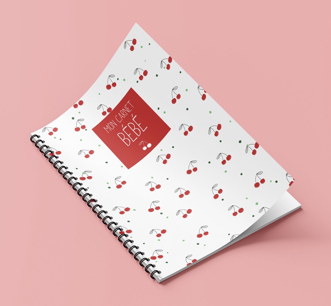 Notebook Book of Pregnancy, Birth, Baby, Child Photos _ Cerise - Etsy