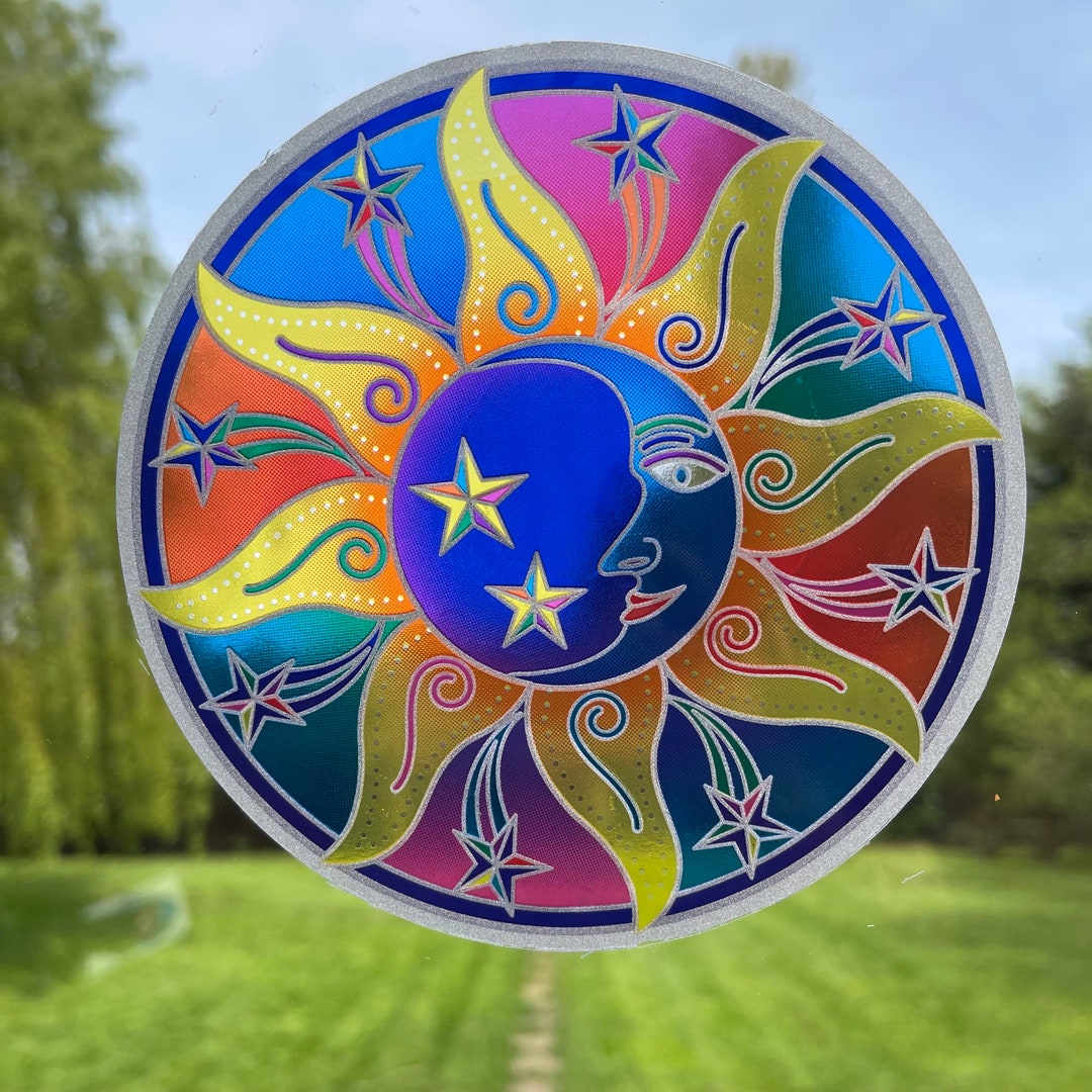 Sunseal Sun, Moon, Star Mandala - Etsy Sunseal Sun, Moon, Star Mandala - Etsy