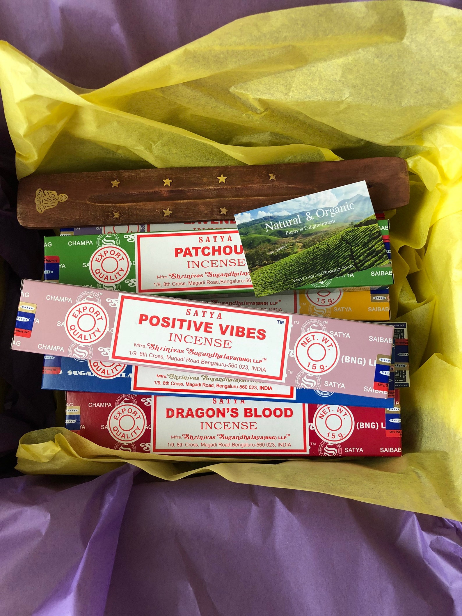 Incense Box Gift set 7 boxes & Incense Holder | Etsy