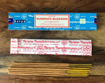 Incense Buddha's Blessing Satya, Natural Incense From India. - Etsy