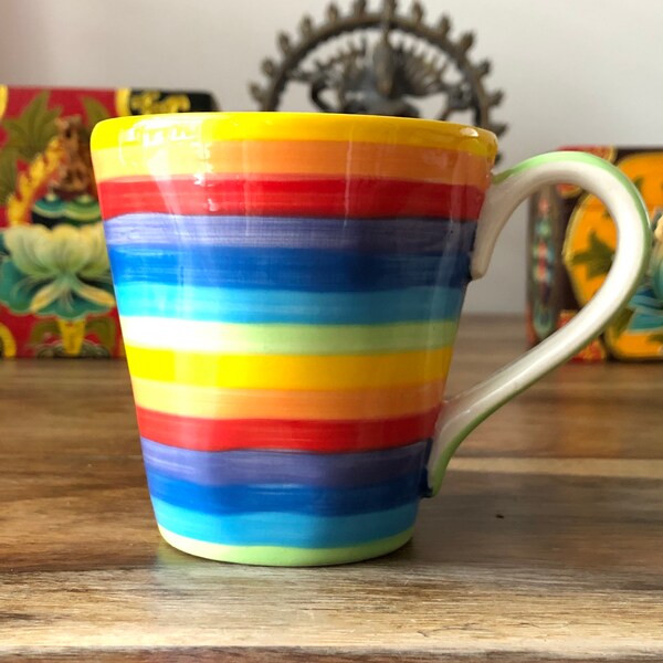 Striped Mugs - Etsy UK