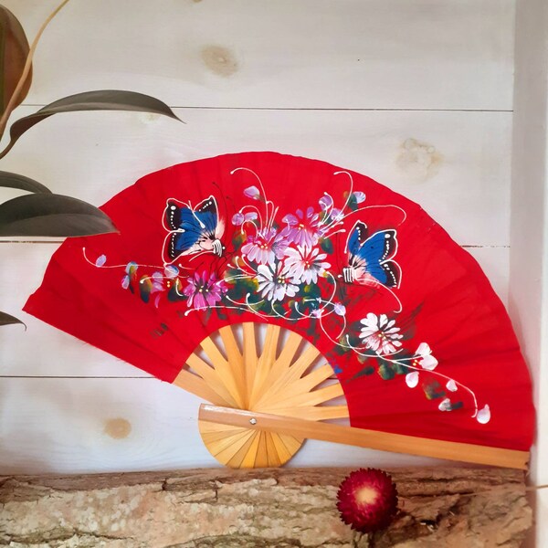 Thai Hand Fan - Etsy