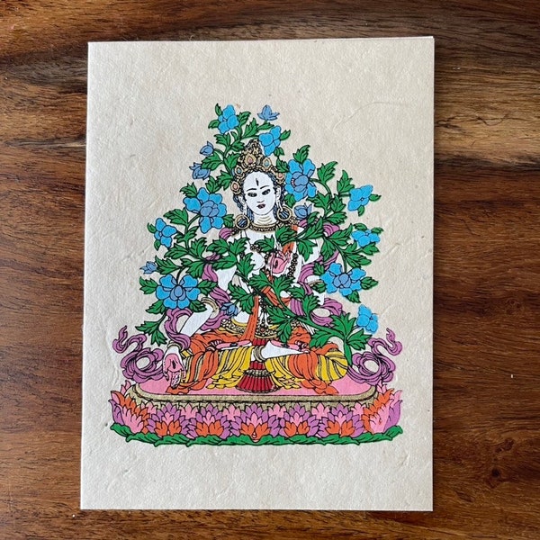 White Tara Cards - Etsy