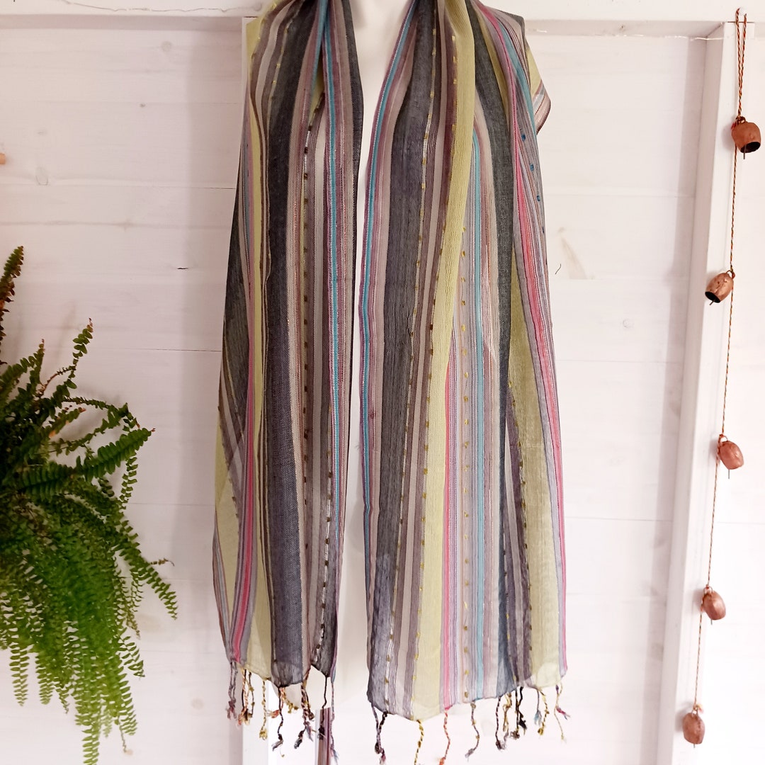 Indian Boho Scarves Multi2 - Etsy