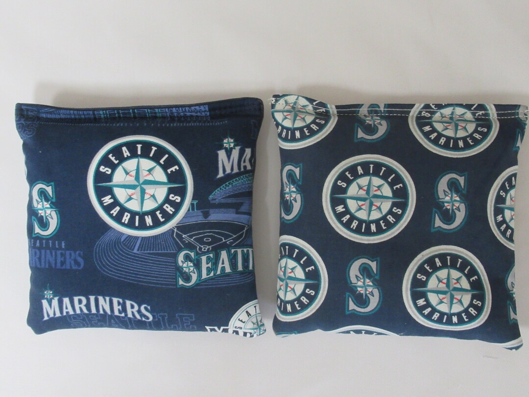Set of 8 Cornhole Bags Seattle Mariners Handmade MADE in the USA - Etsy