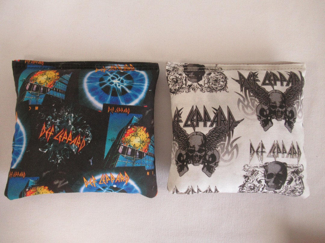 Set of 8 Cornhole Bags Rock Band Def Leppard Handmade MADE in the USA ...
