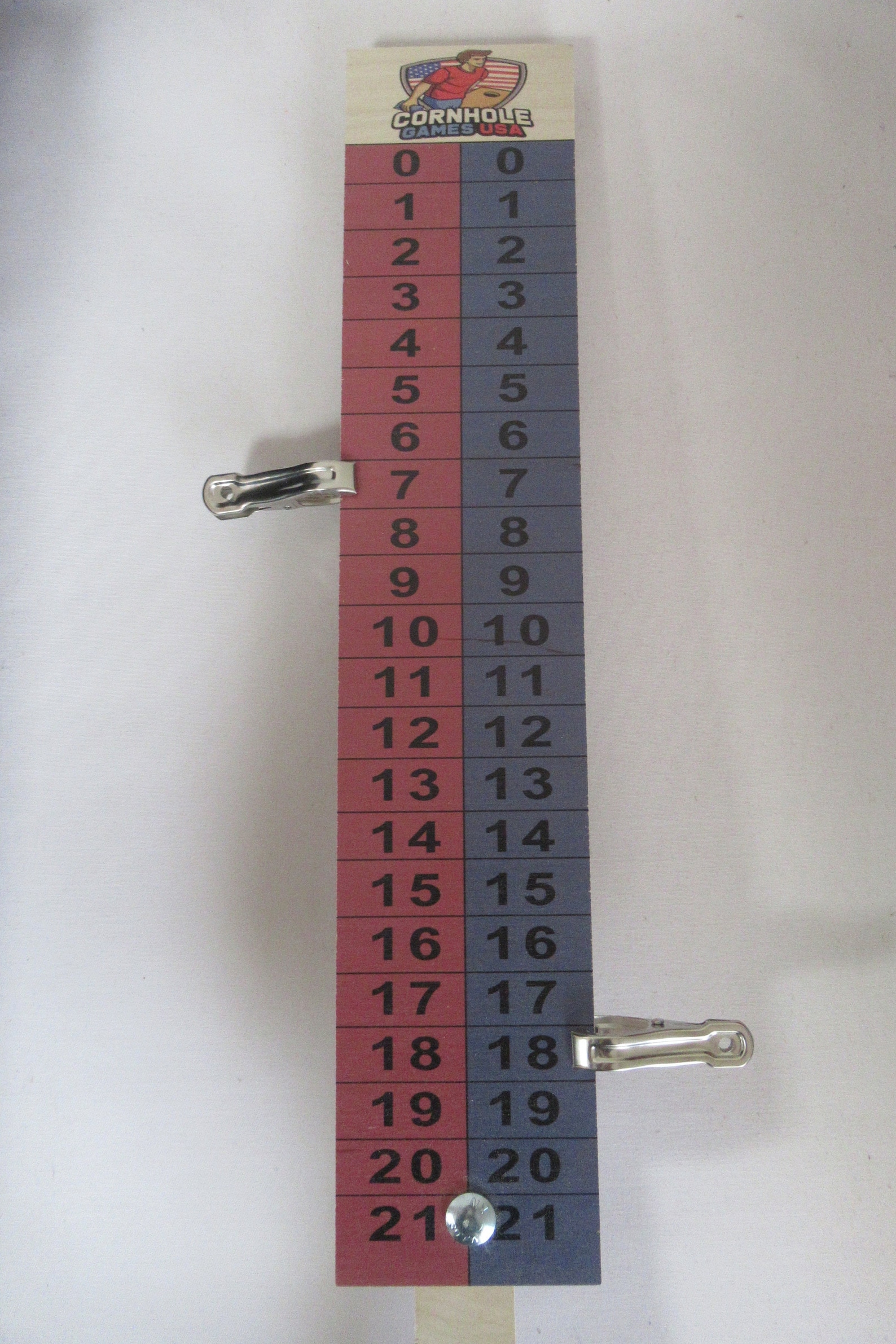 Cornhole Score Tower Scorekeeper Scoreboard With Clips Handcrafted Free ...