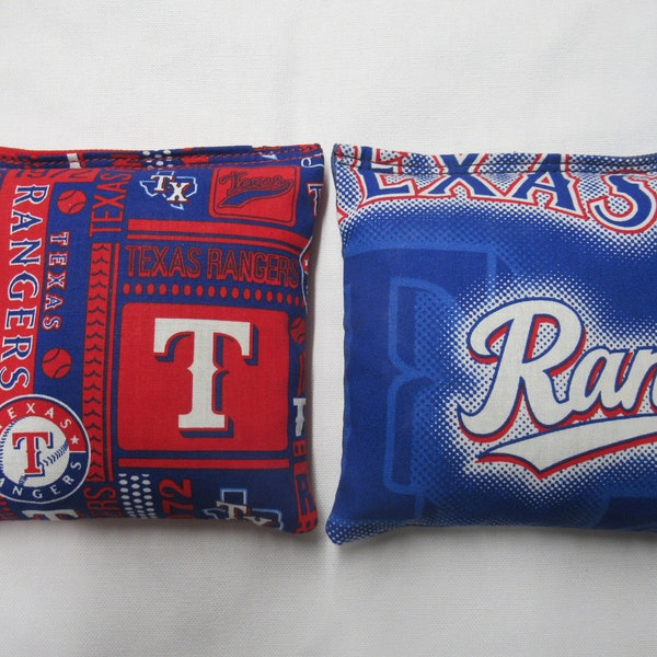 Texas Rangers Cornhole Bags - Etsy