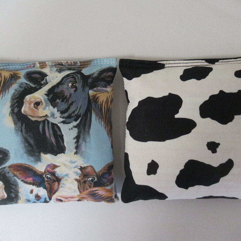 Black and White Cow Bags - Etsy