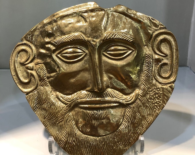 Mask of King Agamemnon - Etsy