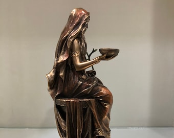 Pythia the Oracle of Delphi at the Temple of Apollo Cold Cast Bronze ...