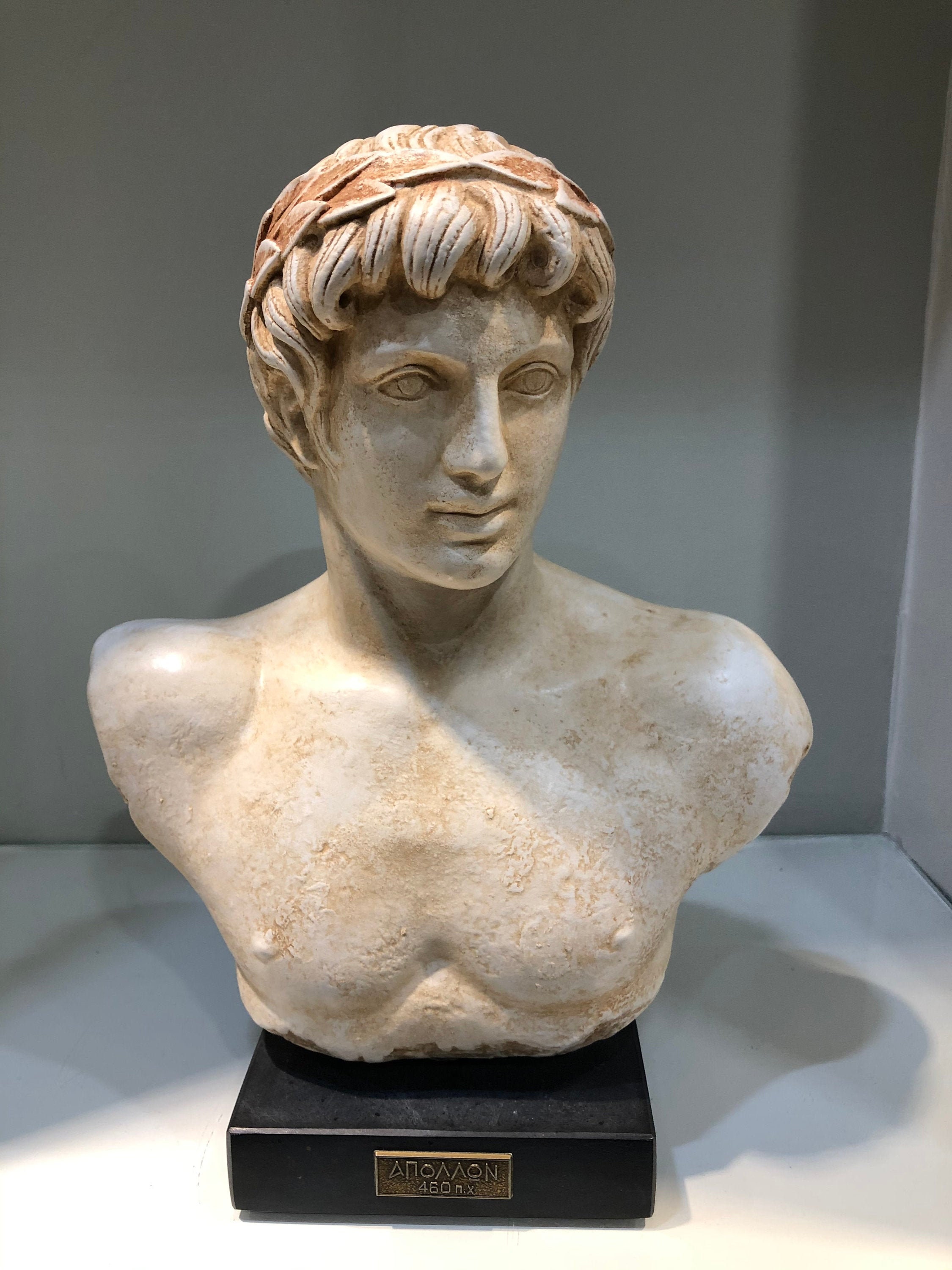 Ancient Greek God Apollo Bust | Etsy