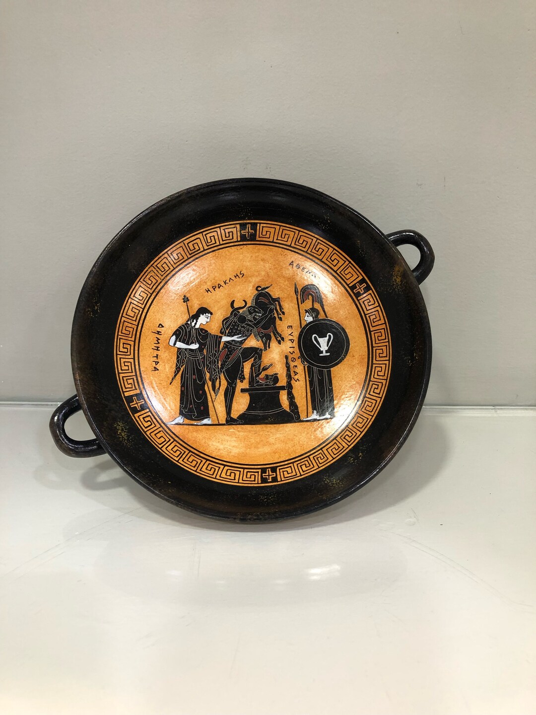 Ceramic Pottery of Demeter, Hercules, Athina - Etsy UK