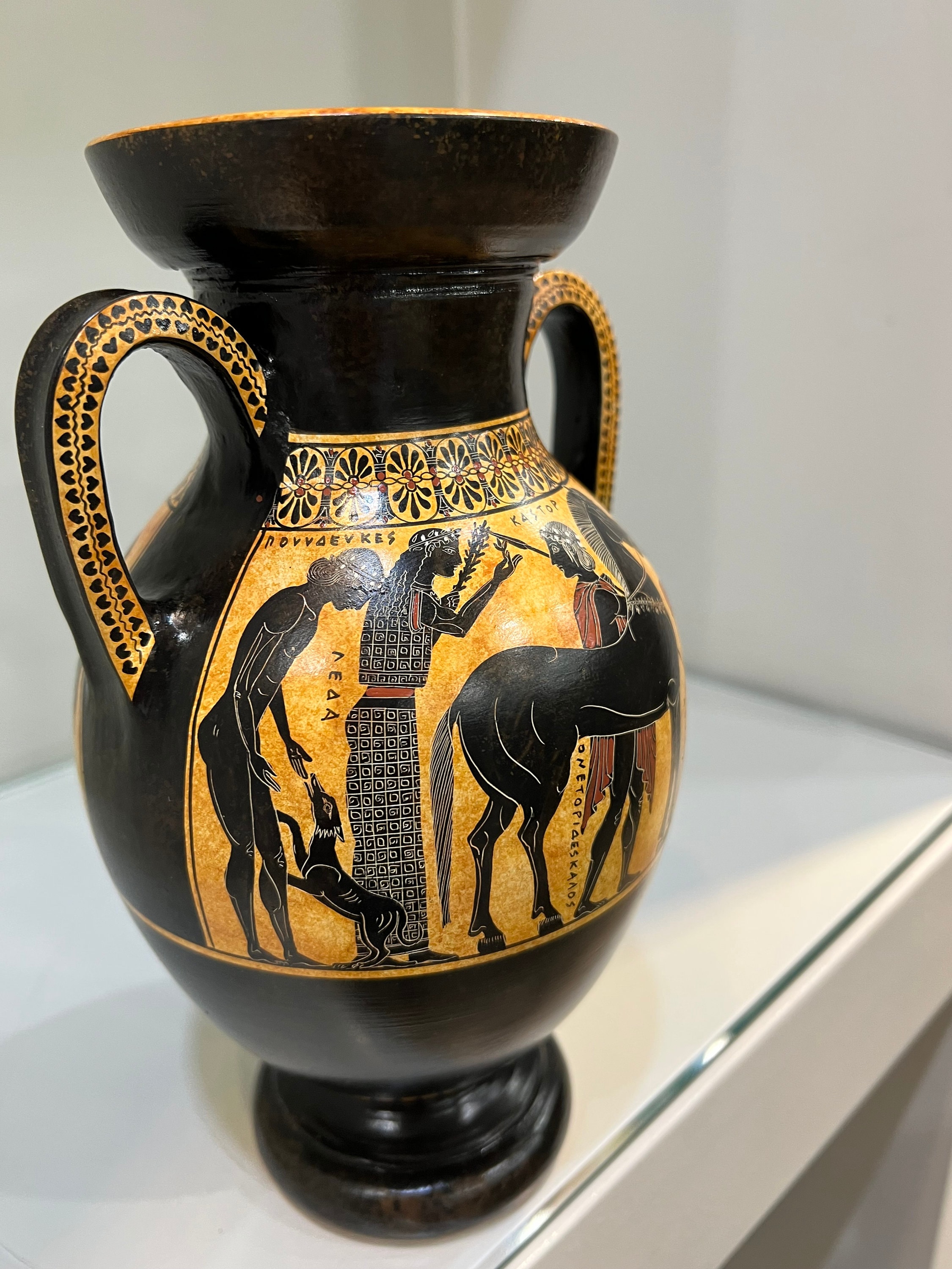 Greek Pottery Ceramics of Achilles and Ajax Playing a Board - Etsy