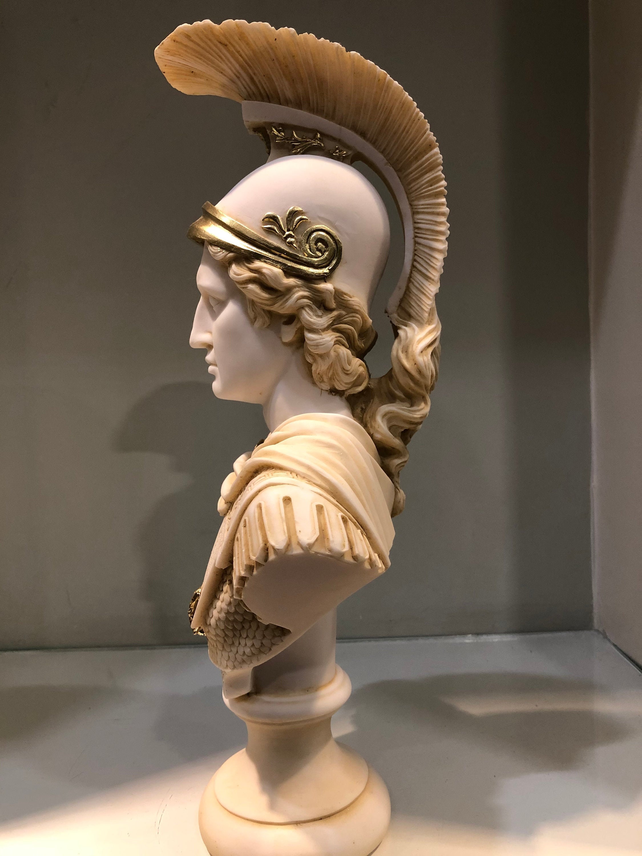 Alexander the Great Bust With All of His Armor - Etsy