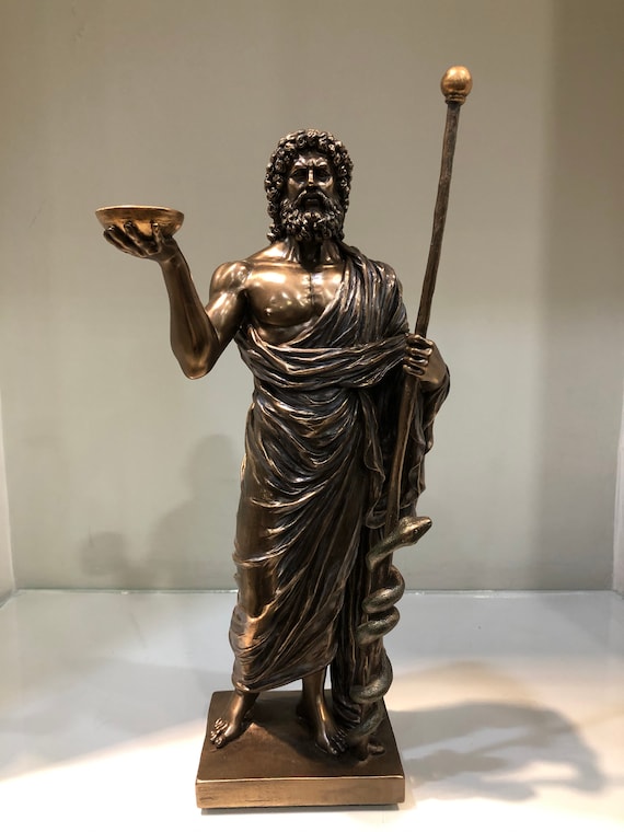 God of the Medicine Asclepius - Etsy