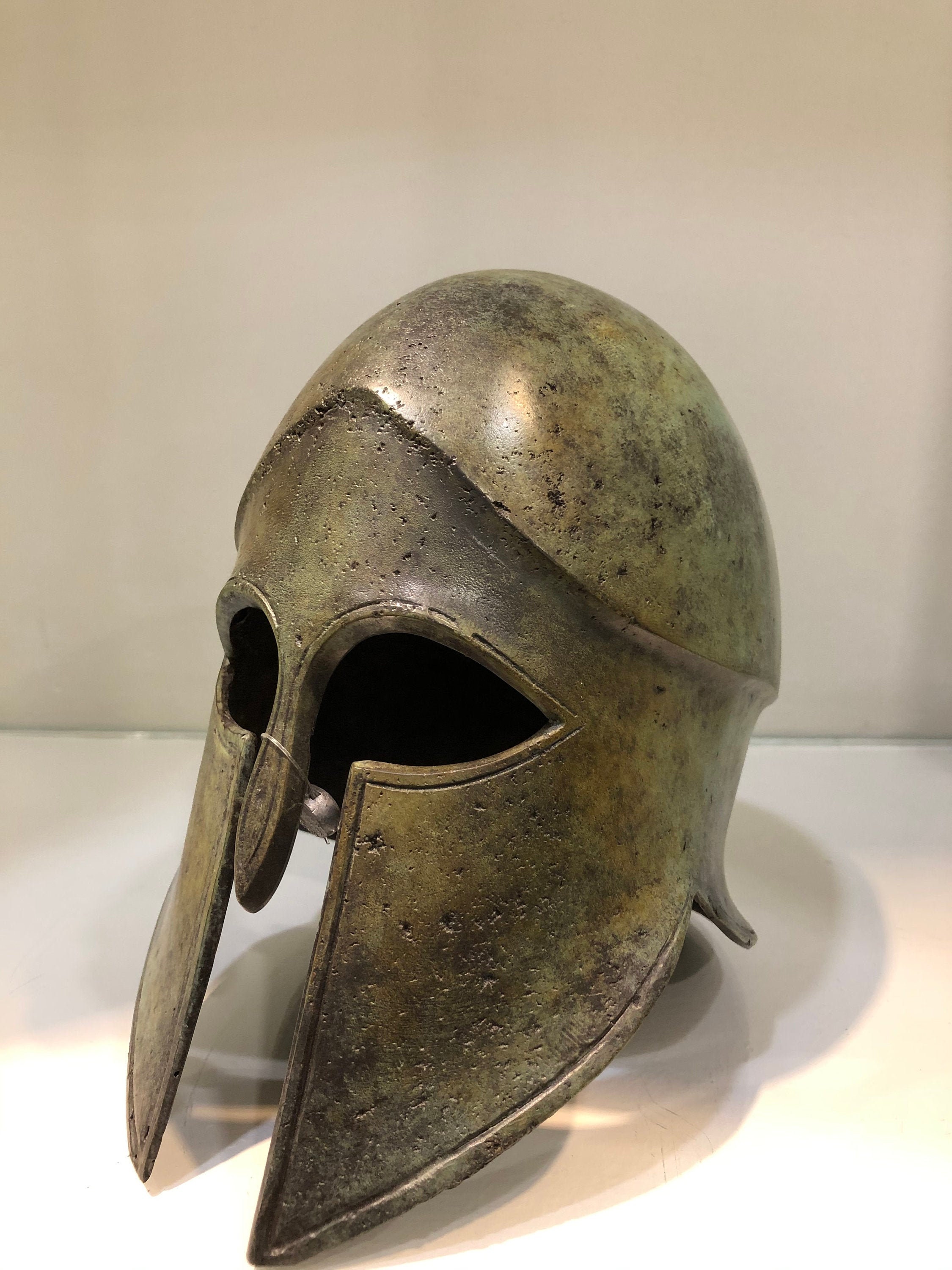 Elmo Greco Antico VidaXL Elmo Da Guerriero Greco Antico Per LARP In