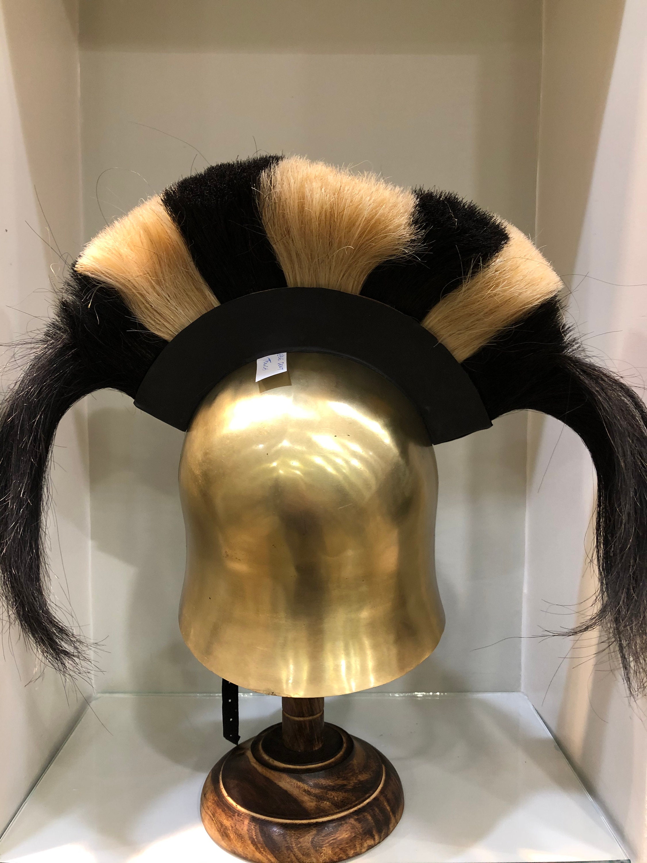 Spartan Commander Helmet With Horse Hair - Etsy