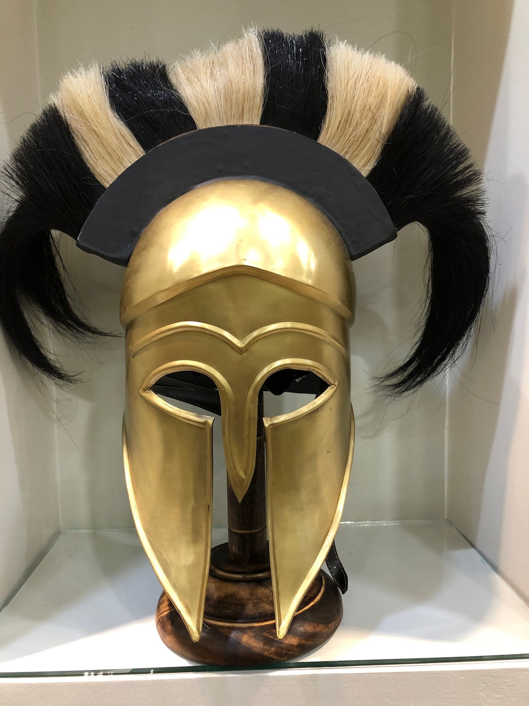 Spartan Commander Helmet With Horse Hair - Etsy