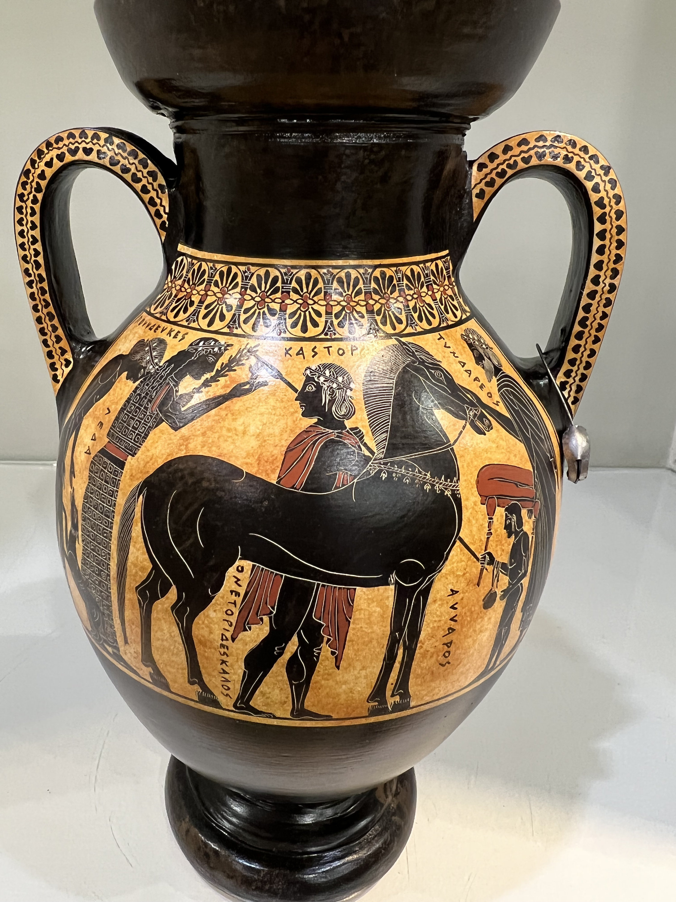 Greek Pottery Ceramics of Achilles and Ajax Playing a Board - Etsy