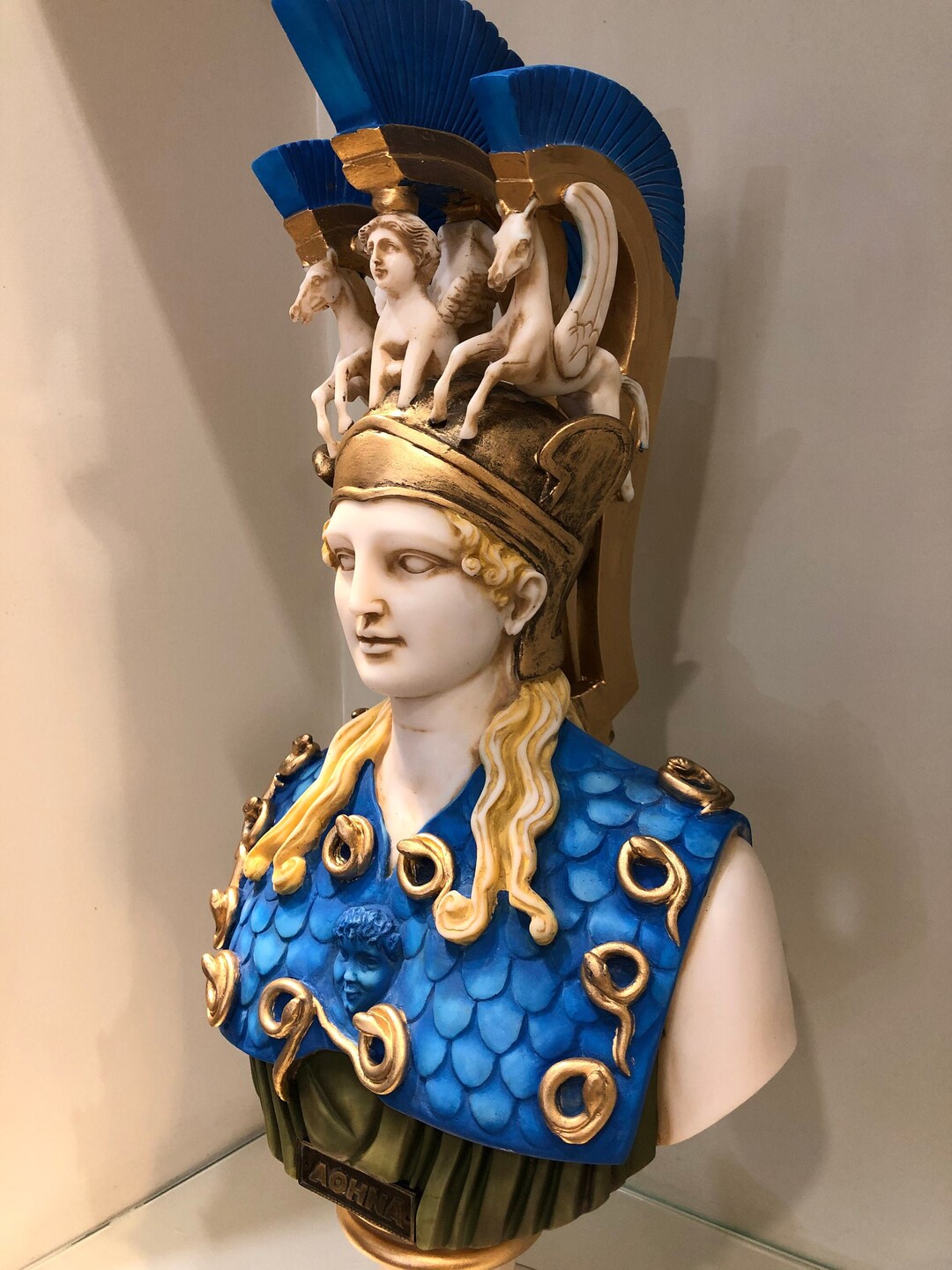 Goddess Athena Bust - Etsy