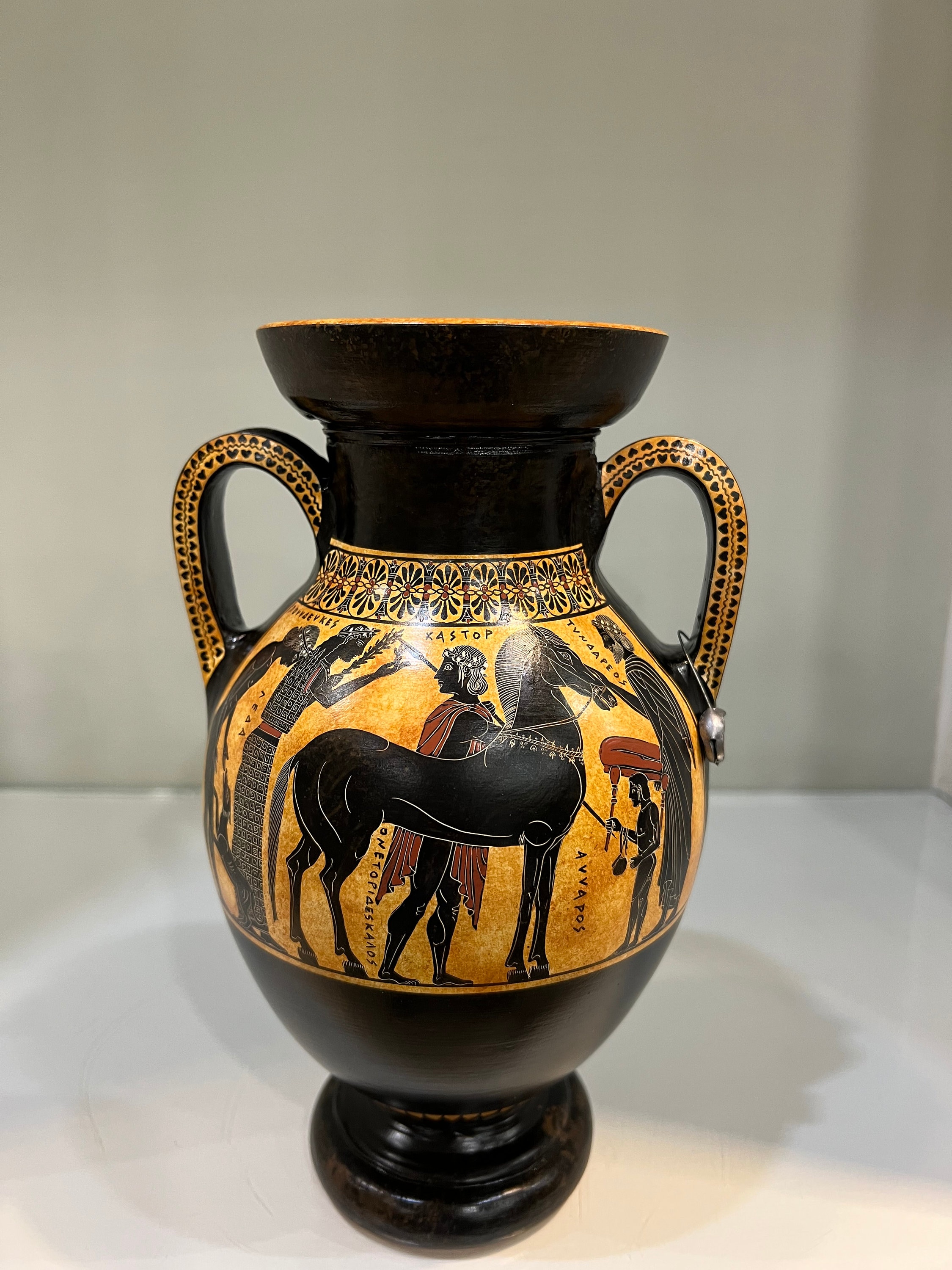 Greek Pottery, Ceramics of Achilles and Ajax~ Playing a Board Game - Etsy