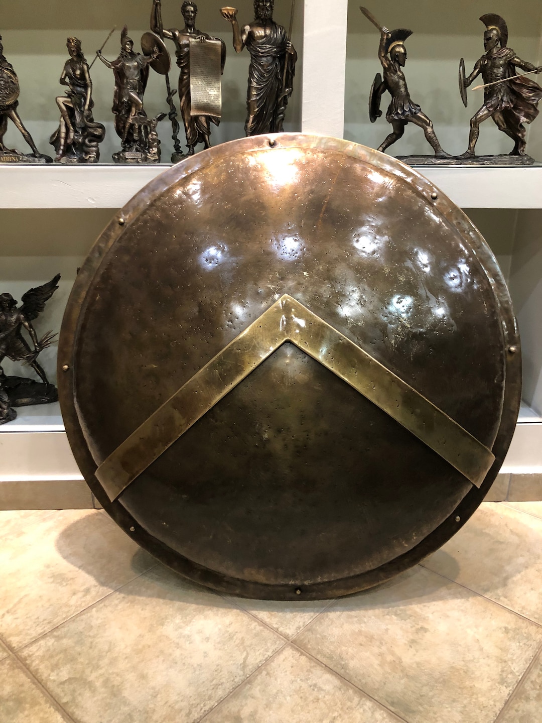Bronze Spartan Shield: 300 Movie Replica - Etsy