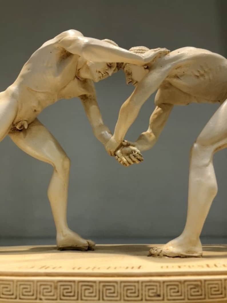 The Greek Wrestlers Olympic Games - Etsy